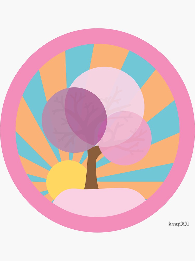 "Iconic Spring" Sticker for Sale by kmg001 | Redbubble