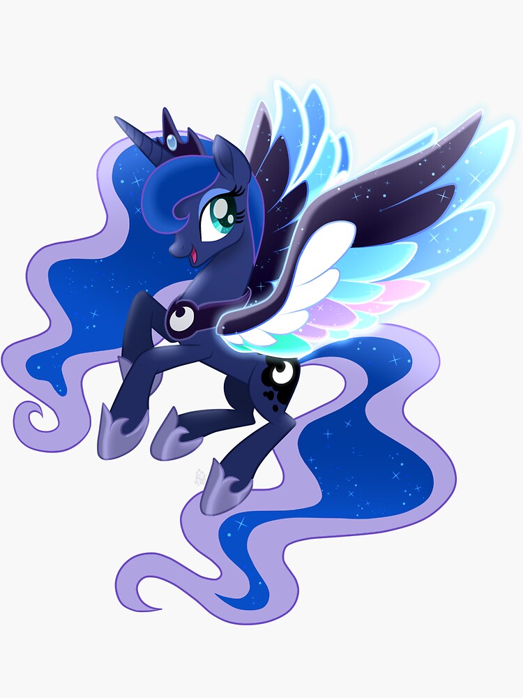 "Princess Luna" Sticker for Sale by Mlpfan420 | Redbubble