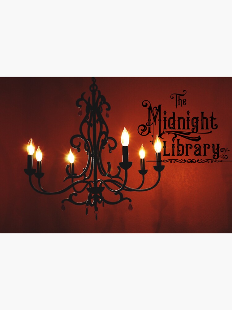 "Midnight Library Chandelier Logo! " Sticker for Sale by GidferRifd ...