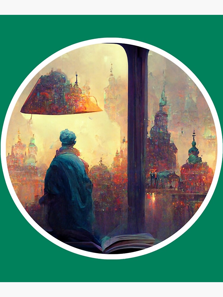 "Midnight Library Design Reading Books " Poster for Sale by GidferRifd ...