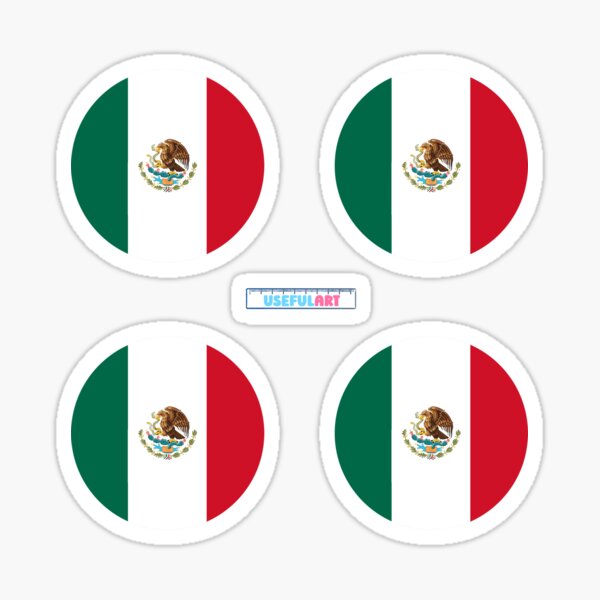 "MEXICAN FLAG (Mexico National Flag)" Sticker for Sale by USEFULART ...