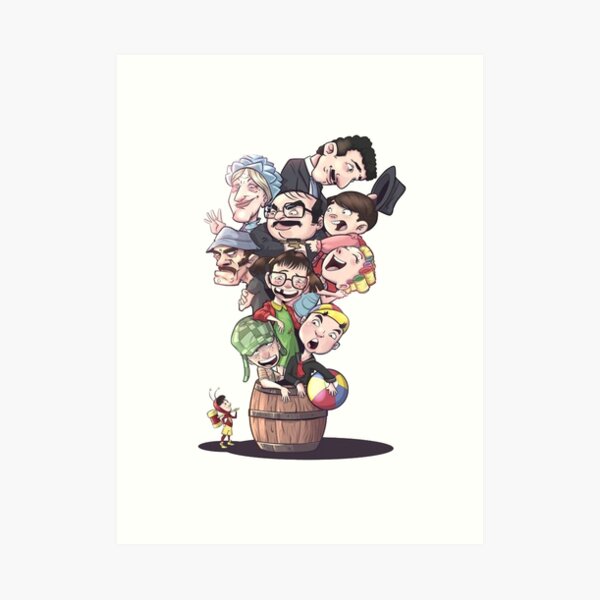 "EL CHAVO DEL OCHO, CHAVES, CHAPOLIM, CHAVO , MEXICO" Art Print for ...