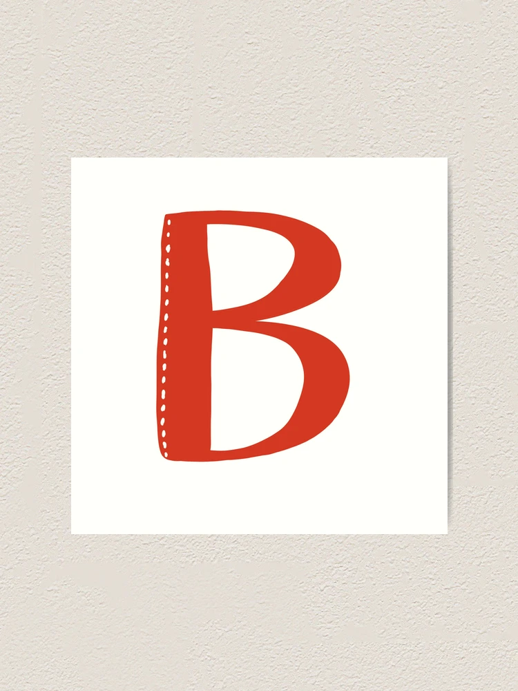 Alphabet Clothing Vintage Distressed Letter B Sweatshirt - Capital ...