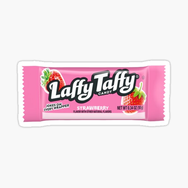 Strawberry Laffy Taffy Sticker For Sale By Jillyjucie Redbubble