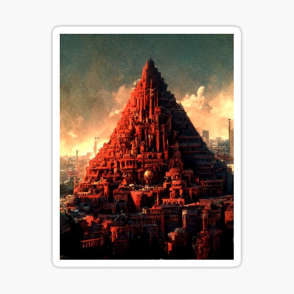"Red Tombs Of Sacrifice" Sticker for Sale by TheHouseMaster | Redbubble