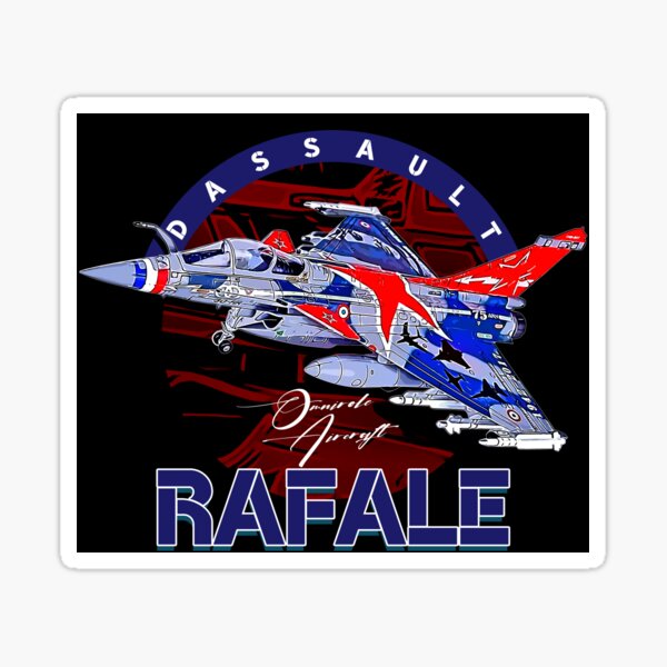 "Dassault Rafale French Fighterjet Aircraft" Sticker for Sale by ...