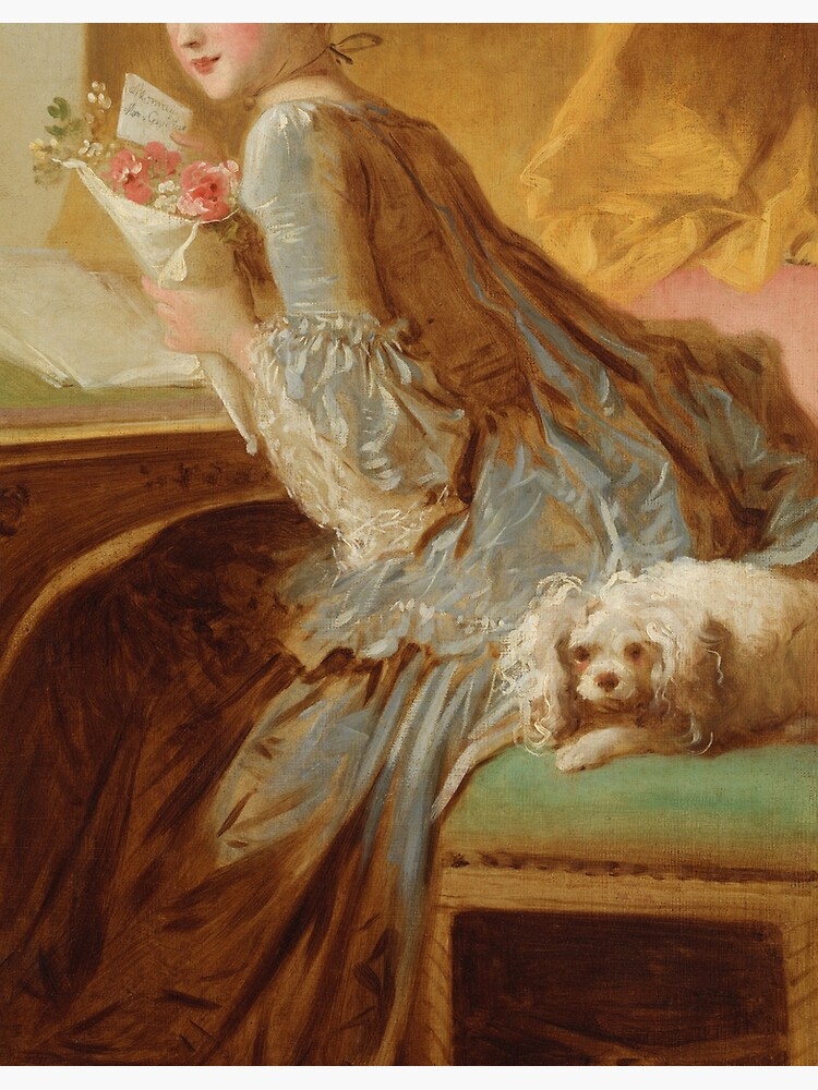 Poster « Le chien d'amour », par OKAYphotoshop | Redbubble