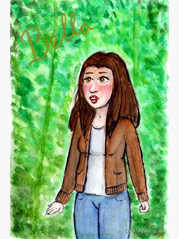 "Bella" Sticker for Sale by DarkMysteryCat | Redbubble