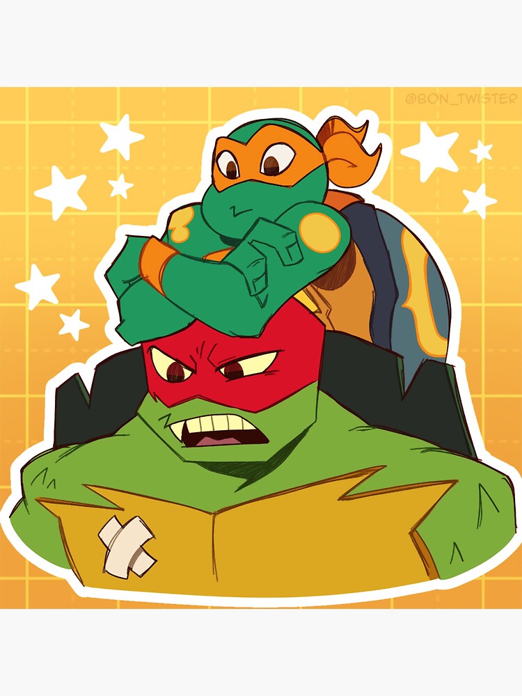 "Raph & Mikey" Poster for Sale by Bon-Twister | Redbubble