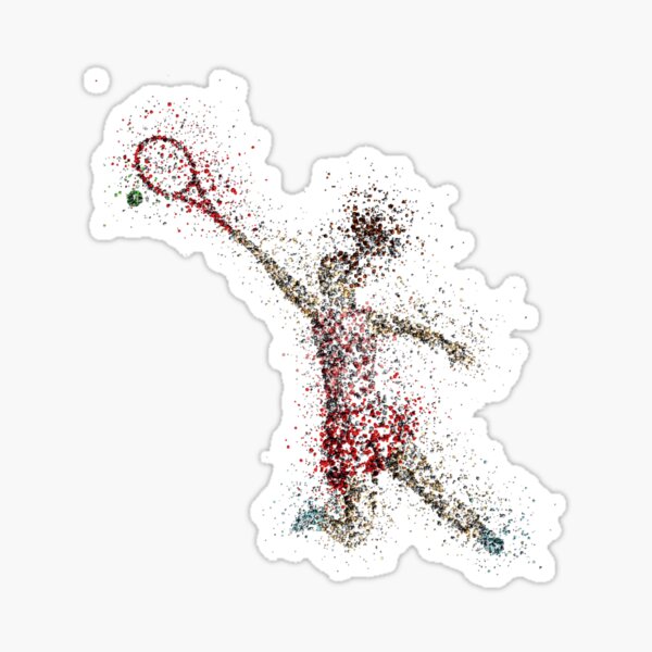 "Tennis Player" Sticker for Sale by serkilic | Redbubble