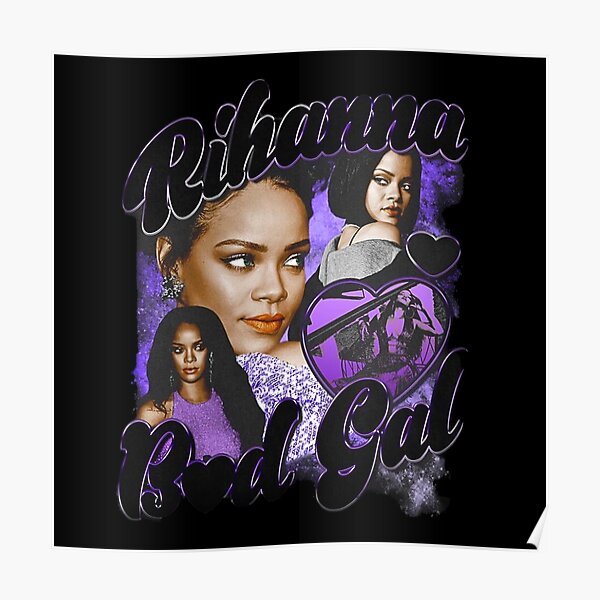 "rihanna logo" Poster for Sale by nasirna64 | Redbubble
