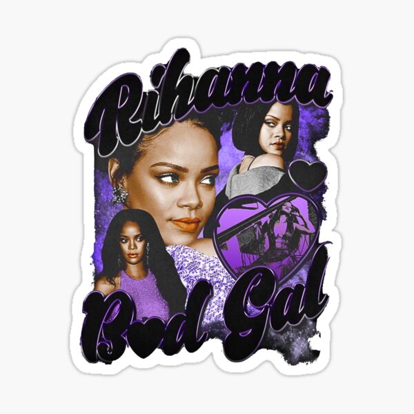 "rihanna logo" Sticker for Sale by nasirna64 | Redbubble