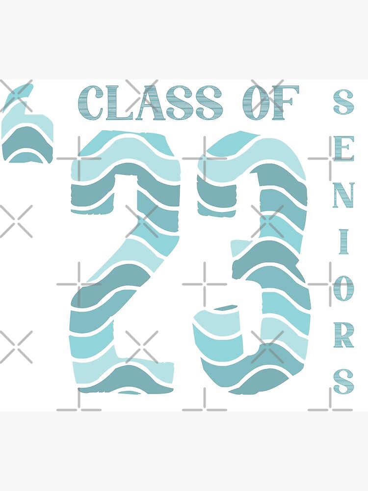 "CLASS OF '23 (blue background)" Poster for Sale by HarrisonDesign ...
