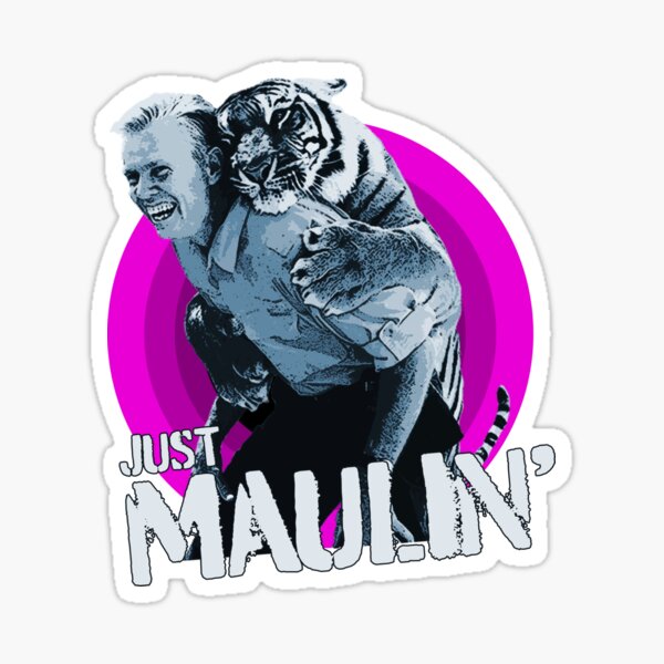 "Just Maulin (*ORIGINAL DESIGN*) " Sticker for Sale by crowbarr | Redbubble