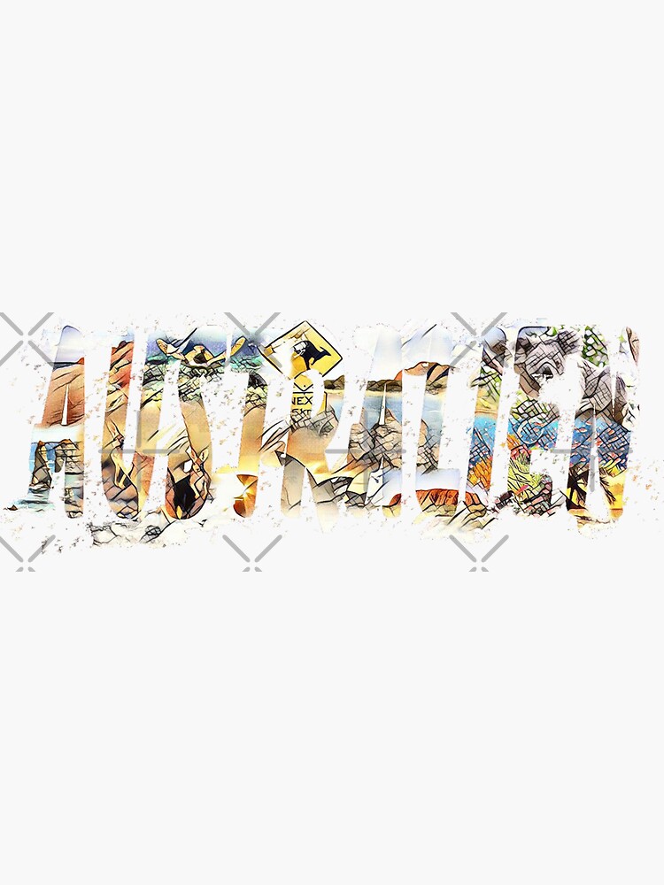 "Redbubble Kangaroo Australian" Sticker for Sale by Vlaki | Redbubble