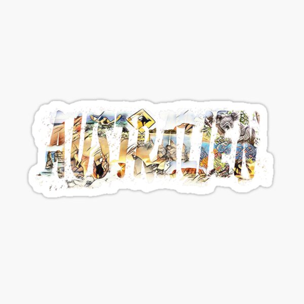 "Redbubble Kangaroo Australian" Sticker for Sale by Vlaki | Redbubble