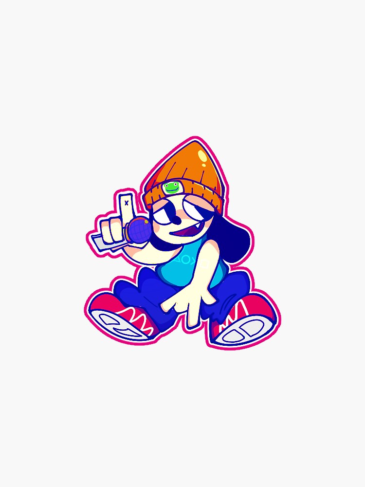 "Parappa the Rapper" Sticker for Sale by khezudotexe | Redbubble