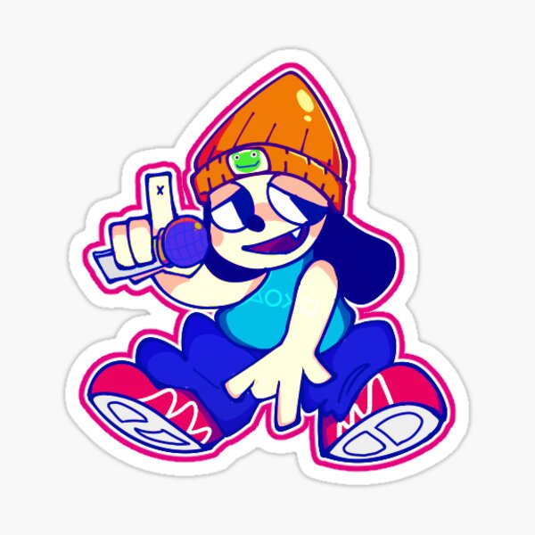 "Parappa the Rapper" Sticker for Sale by khezudotexe | Redbubble