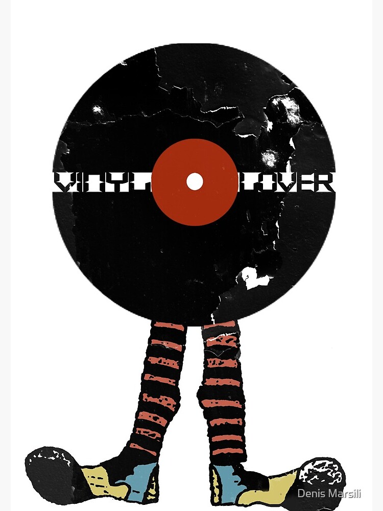 "Funny Vinyl Records Lover - Grunge Vinyl Record" Spiral Notebook for ...