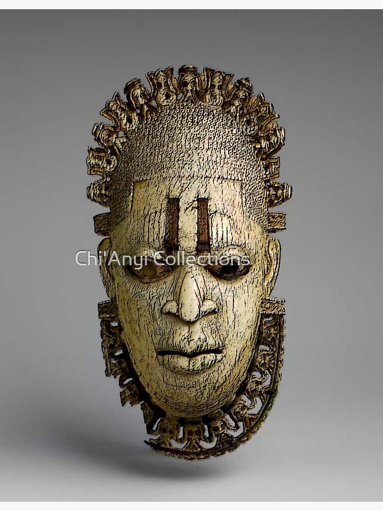 "Nigerian Traditional Benin Mask" Sticker for Sale by ChiAnyi | Redbubble