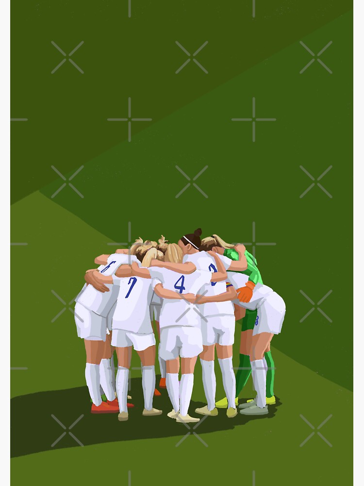 "lionesses huddle illustration green background" Sticker for Sale by l ...