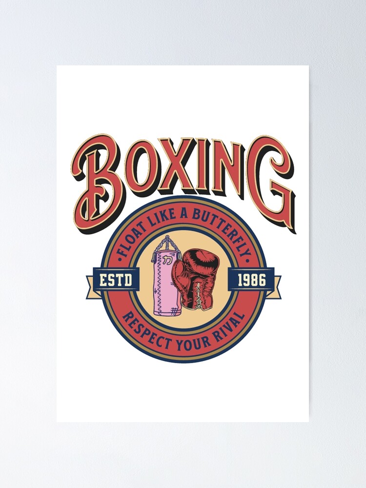 "Boxing Respect your rival" Poster for Sale by Shirtdex | Redbubble