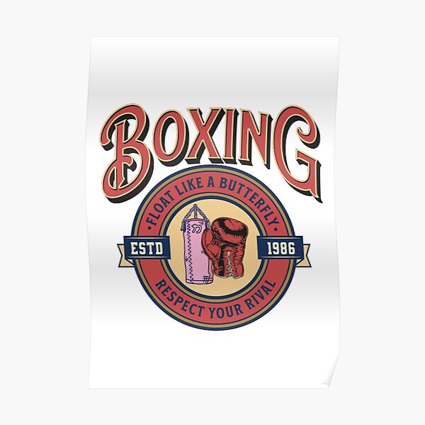 "Boxing Respect your rival" Poster for Sale by Shirtdex | Redbubble
