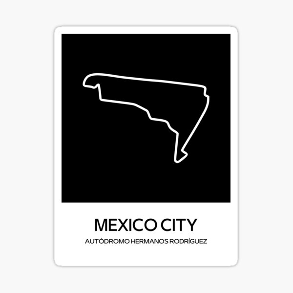 "Racing circuit Mexico" Sticker for Sale by Sportsarthub | Redbubble