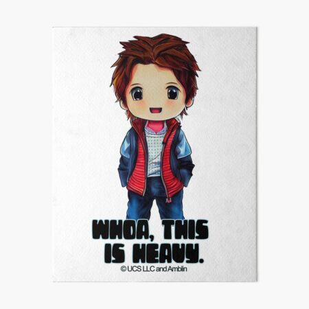 "This is Heavy (Marty McFly)" Art Board Print for Sale by NuminousYes ...