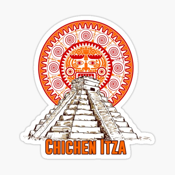 "Chichen Itza" Sticker for Sale by therealjdubz | Redbubble