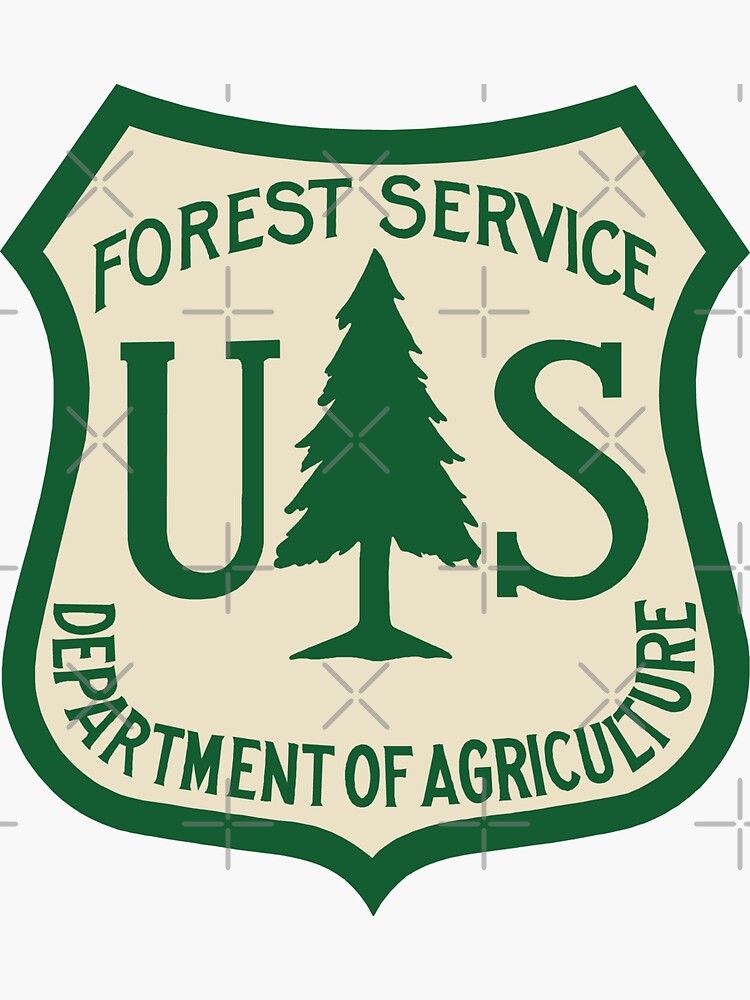"US Forest Service" Sticker for Sale by RoadTrain1966 | Redbubble