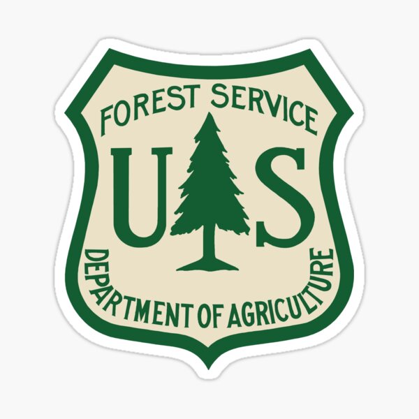"US Forest Service" Sticker for Sale by RoadTrain1966 | Redbubble