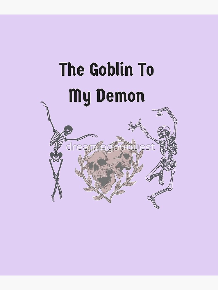 "Der Kobold zu meiner Dämonen-Gothic-Romanze" Fotodruck von ...