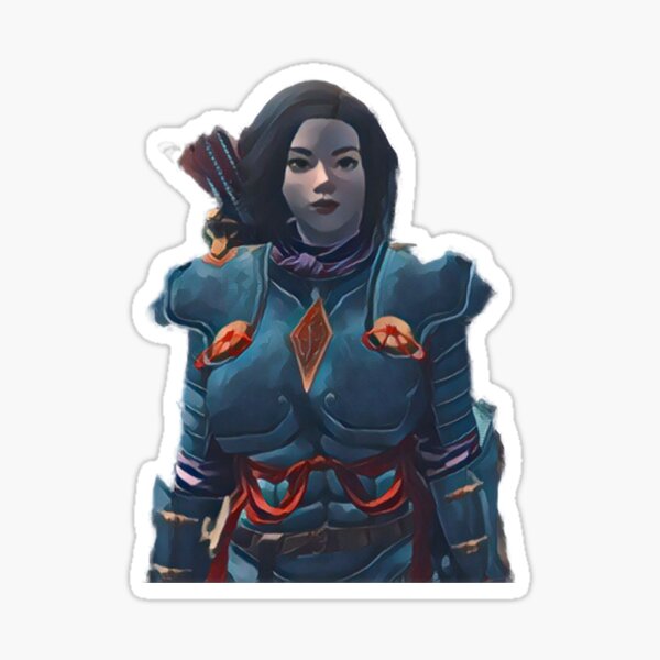 "Clarissa, Human Paladin" Sticker for Sale by BuchoTheBard | Redbubble
