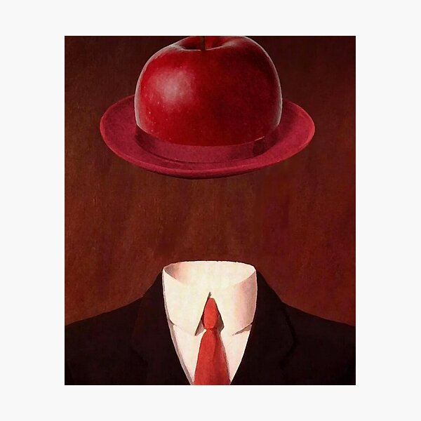 "René Magritte apple Paintings" Photographic Print for Sale by Megaplus ...