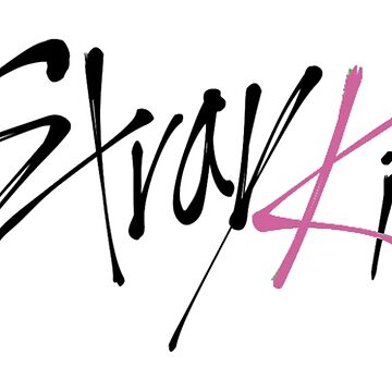 "Stray Kids Black and Pink Maxident Logo" Sticker for Sale by shmm50 ...