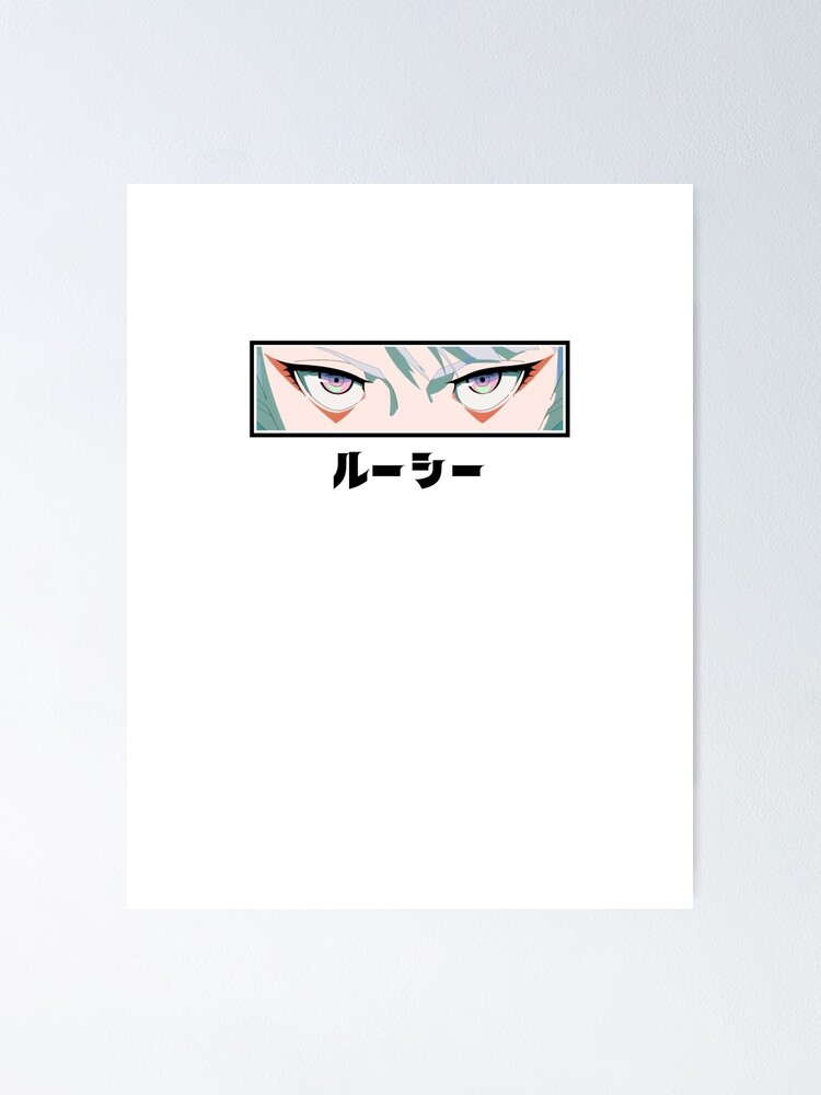 "Lucy eyes Cyberpunk Edgerunners" Poster for Sale by Purpleisbetter ...