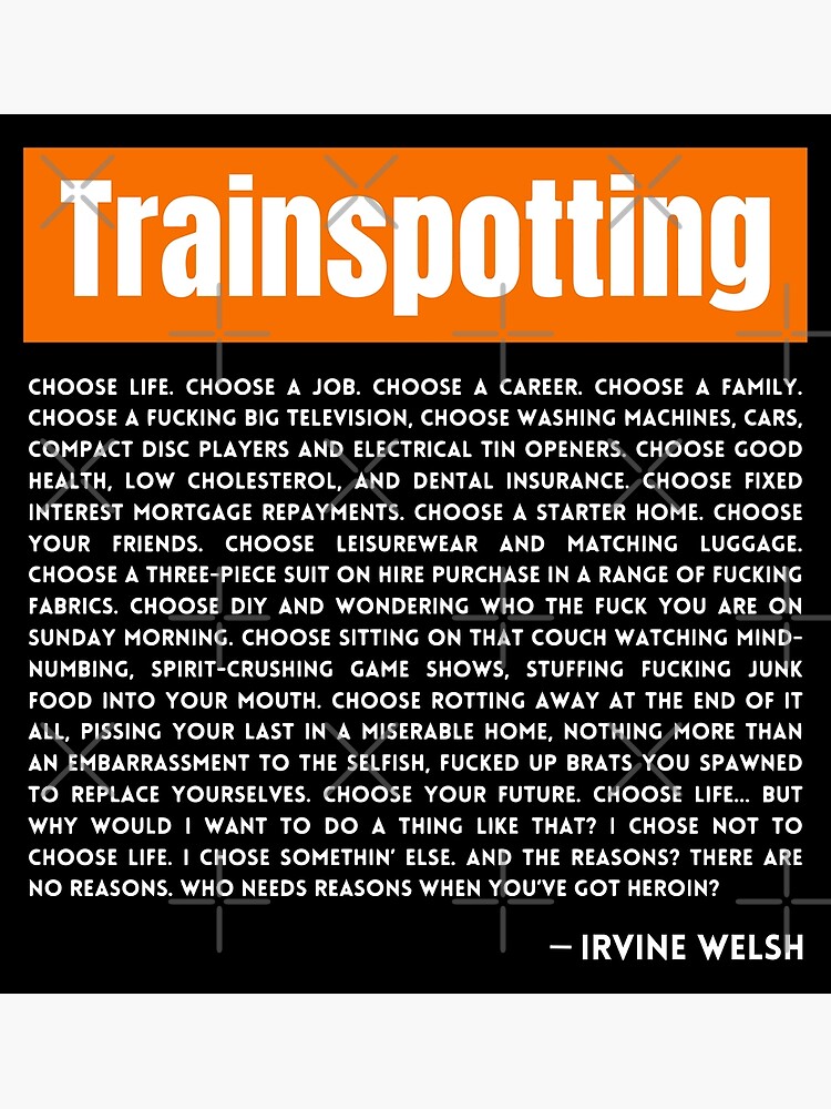 "Trainspotting" Poster for Sale by SkyAfterDusk | Redbubble