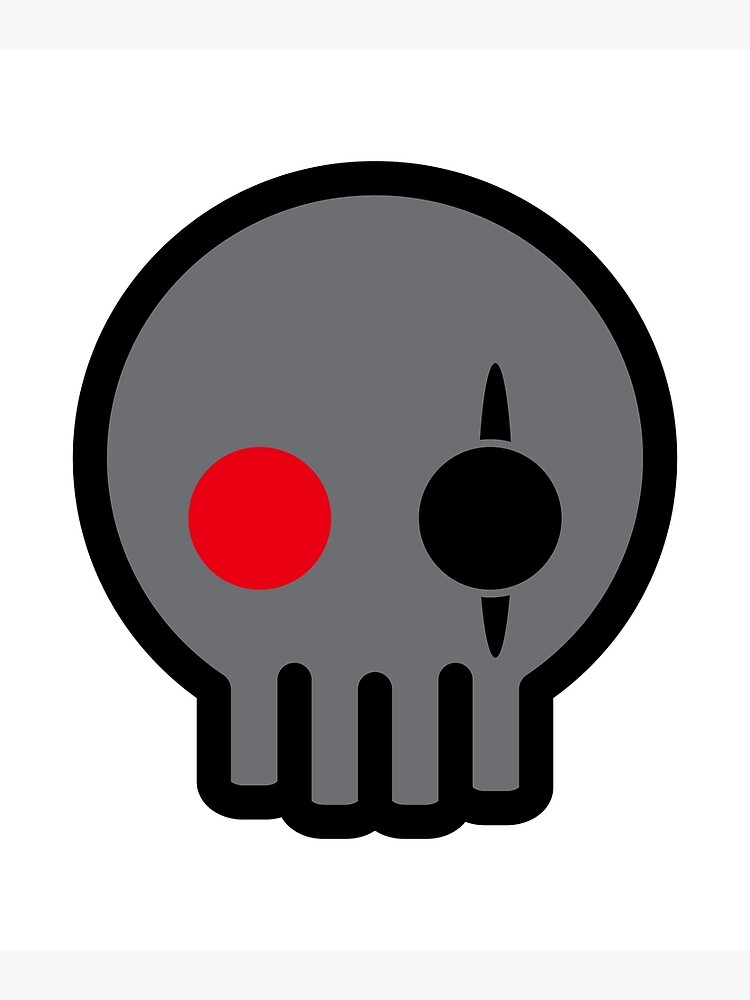 "Soul Eater Skull Lord Death Shinigami one eye close Face" Poster for ...