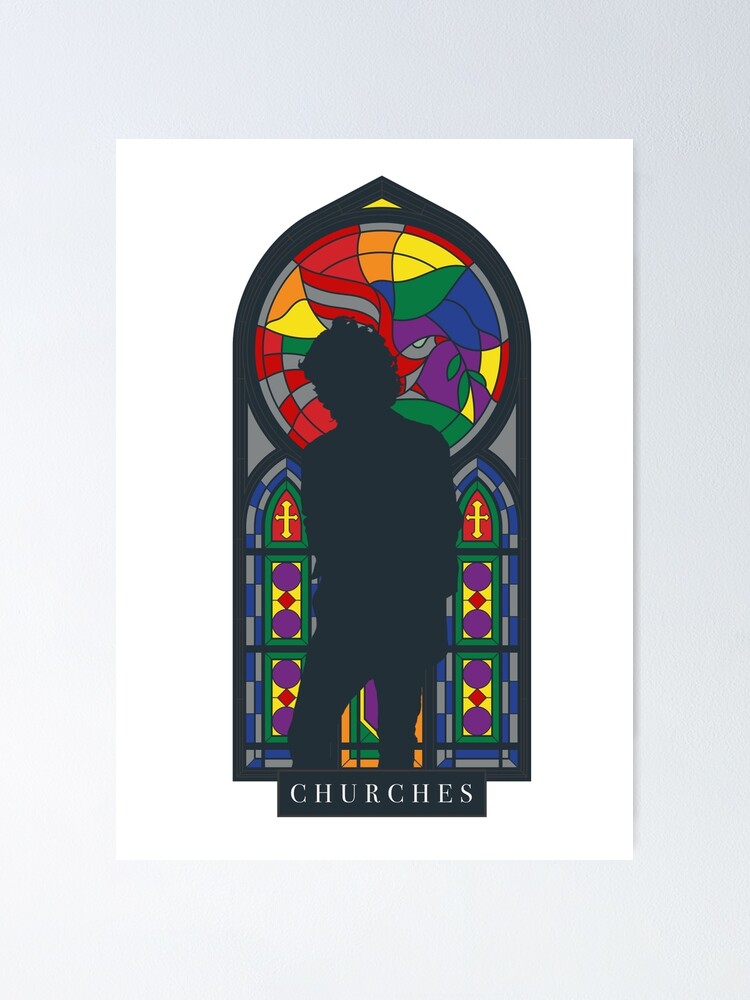 "LP Churches New Album Rainbow Design " Poster for Sale by r2e1a ...
