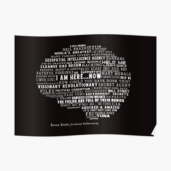 "Neil Breen - Breen Brain Movie T-Shirt" Poster by bestofbad | Redbubble