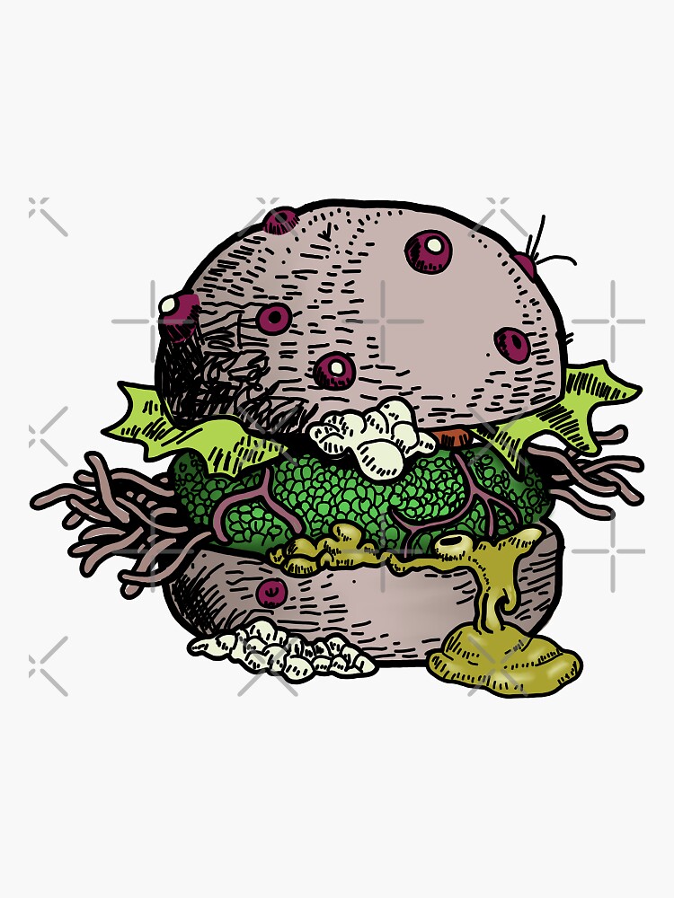 "The Nasty Patty " Sticker for Sale by GoofyGoober01 | Redbubble