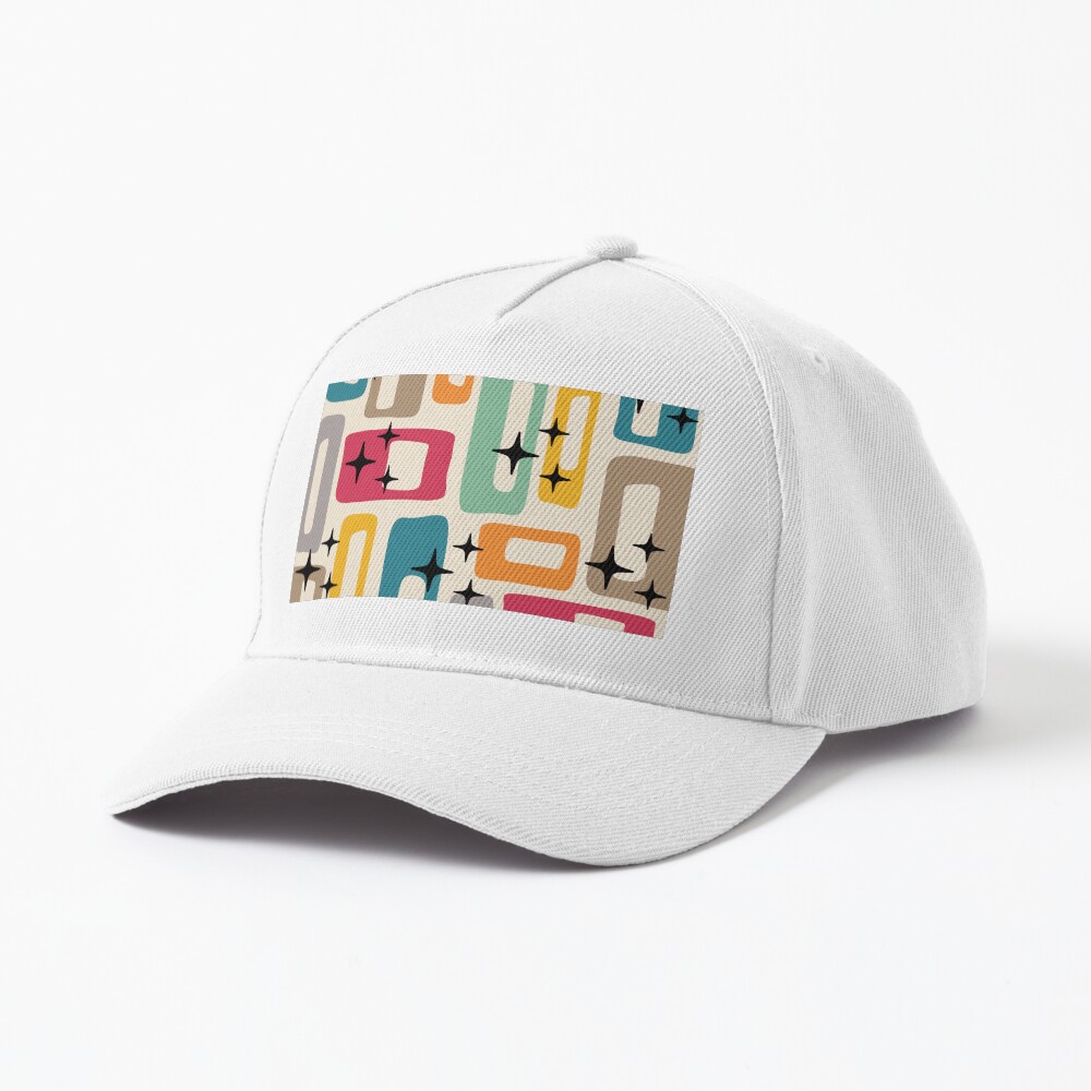 "Retro Mid Century Modern Abstract Pattern 154" Sticker for Sale by ...