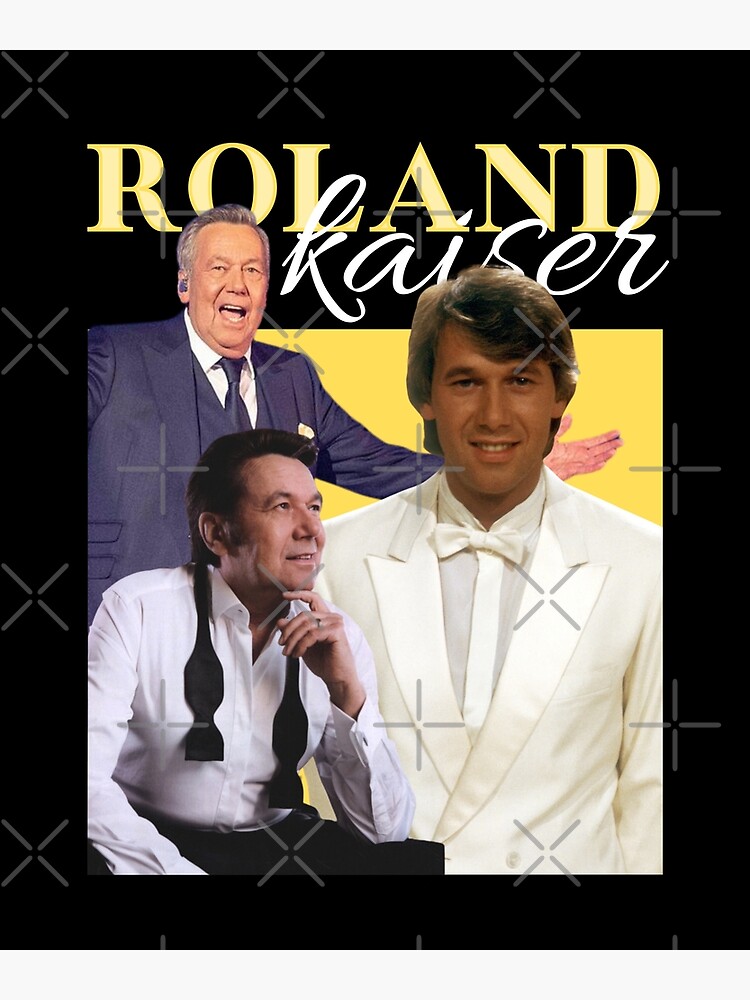 "Roland Kaiser - Schlagersänger Roland Kaiser" Poster for Sale by ...