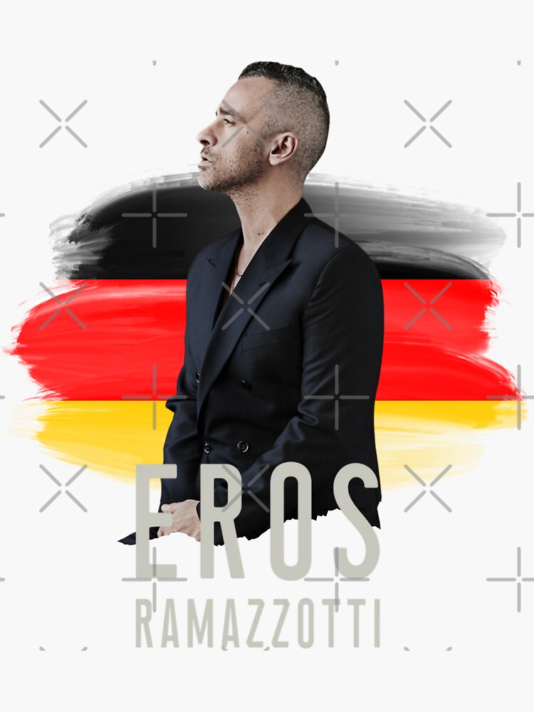 "Eros Ramazzotti Shirt" Sticker for Sale by MyWololo | Redbubble