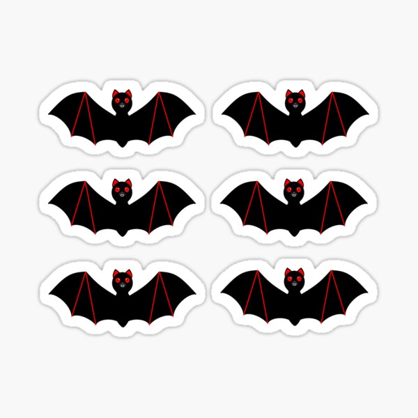 "Halloween Bats Pack of " Sticker for Sale by HighScale | Redbubble