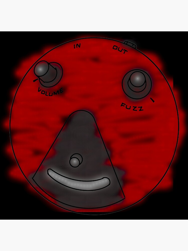 "Red Fuzzy Face" Poster for Sale by Firewallmud | Redbubble