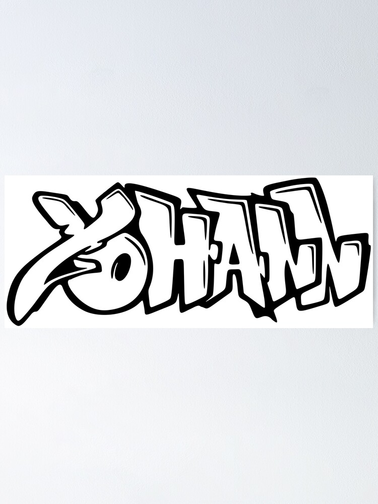 "Yohann - Graffiti Name Design" Poster for Sale by NameThatShirt ...
