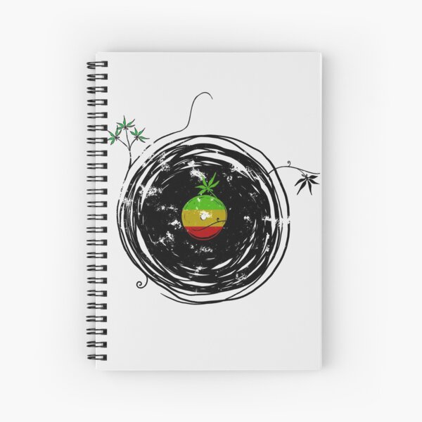 "Reggae Music - Vinyl Records Cannabis Leaf - DJ inspired design ...