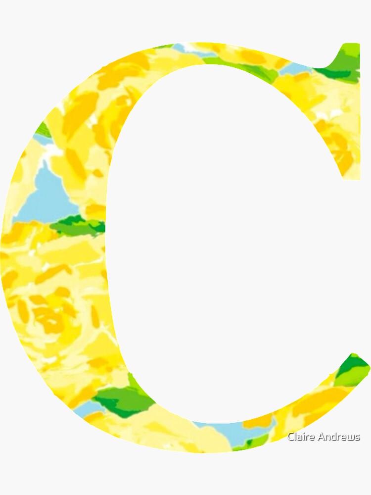 "The Letter C" Sticker for Sale by Claireandrewss | Redbubble